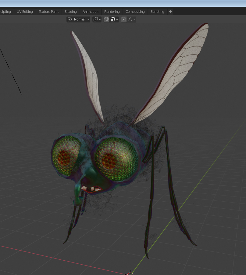 3D model fly rigged - TurboSquid 1484053