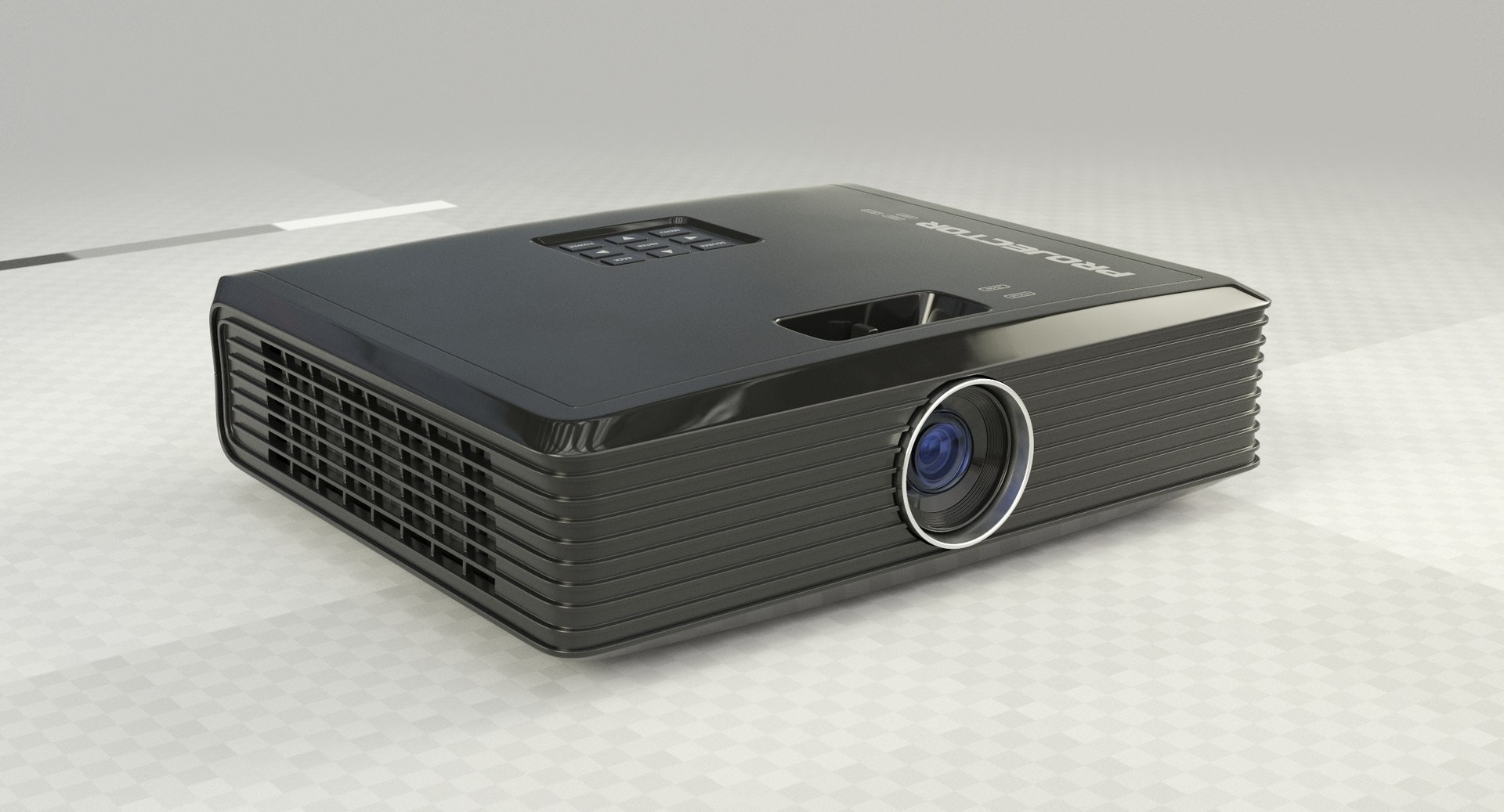 Projector film presentation 3D model - TurboSquid 1484076