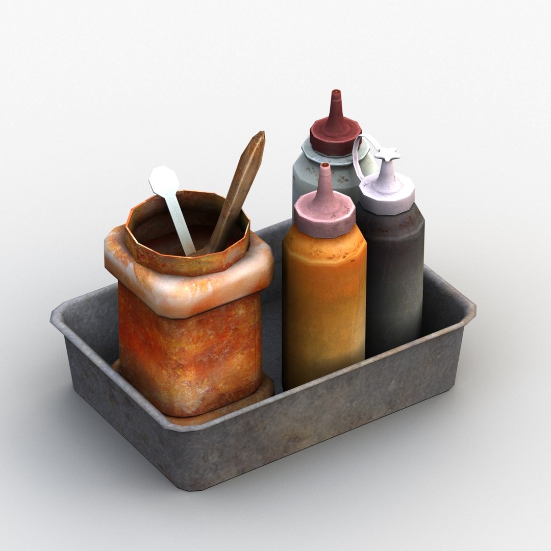 Free chinese sauce bottle condiment 3D model - TurboSquid 1484280