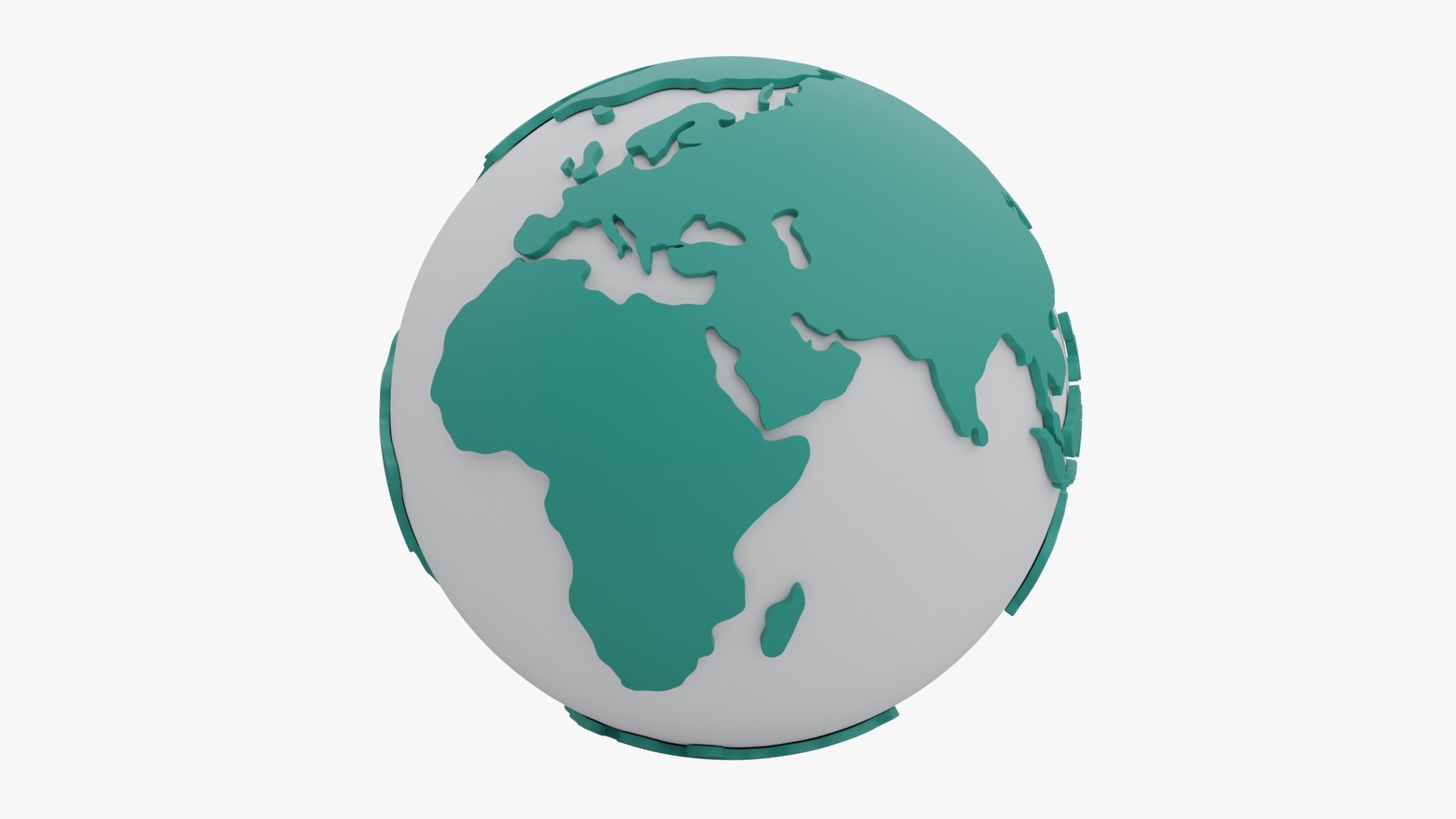 3d globe earth model