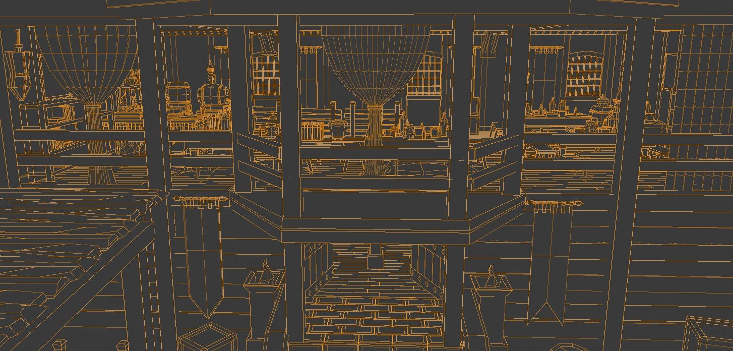 3D medieval guild hall - TurboSquid 1479837