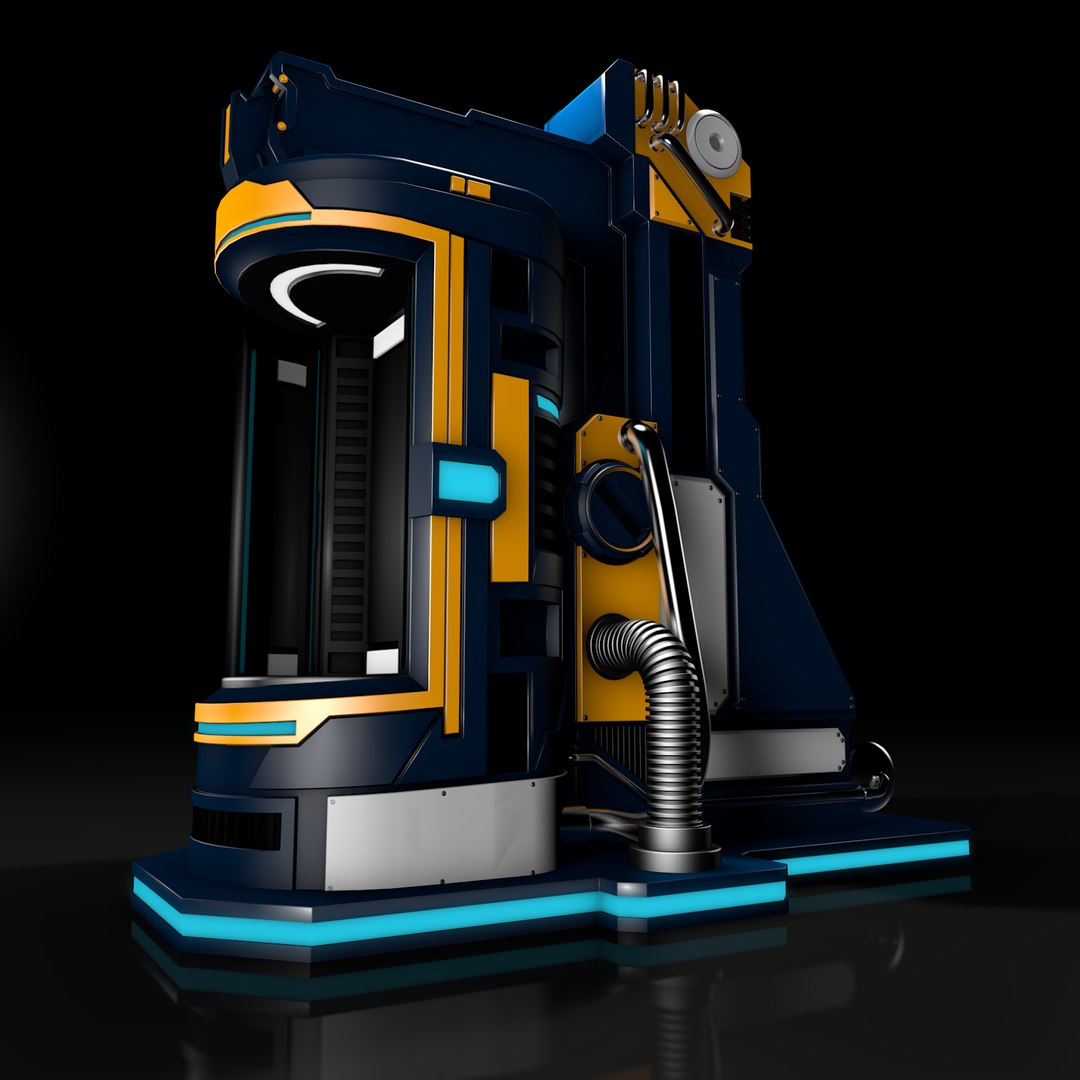 Sci fi liquid container 3D model - TurboSquid 1484605