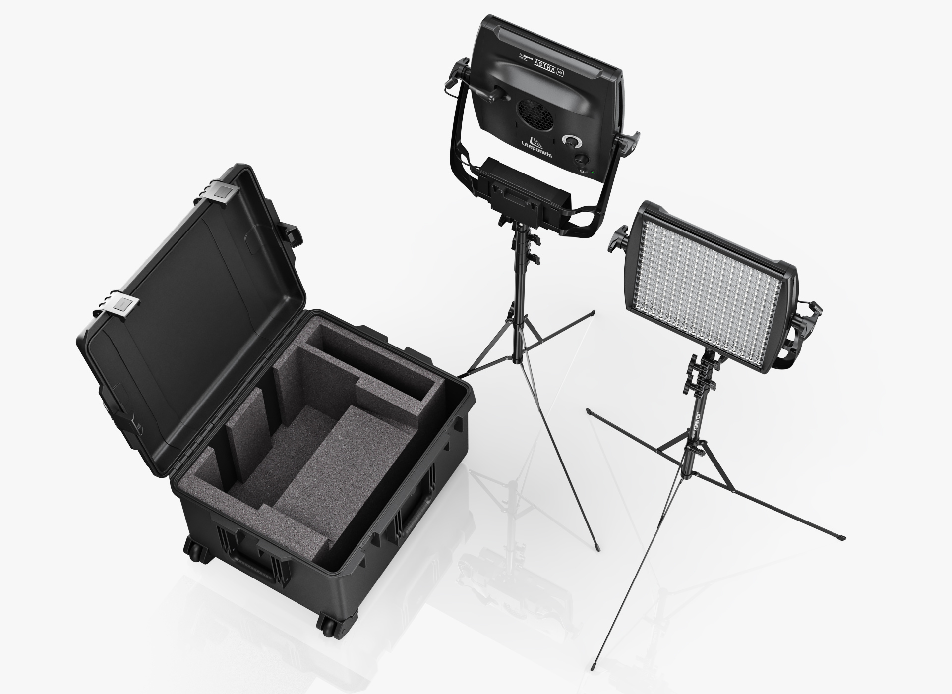 LitePanels Astra 6X 1x1 LED Duo Traveller Kit 3D-Modell - TurboSquid ...