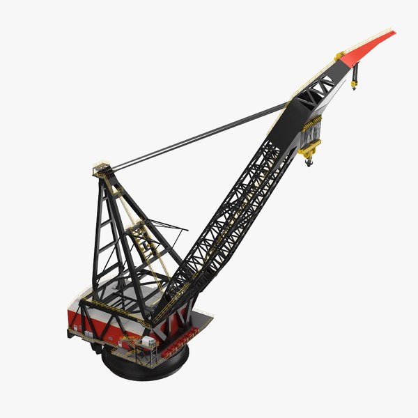Offshore crane 3D model - TurboSquid 1627582