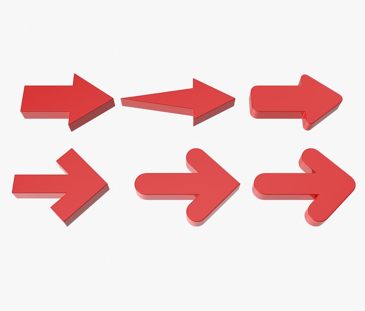 Arrow set 1 3D model - TurboSquid 1484789