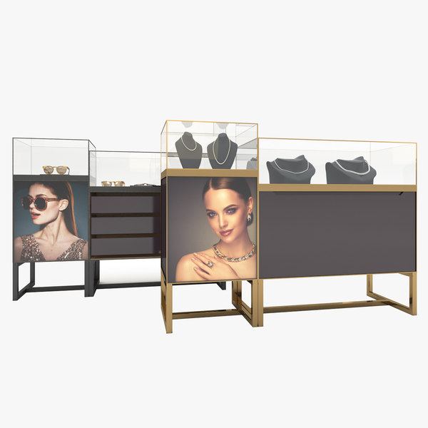 3d model jewel display stand