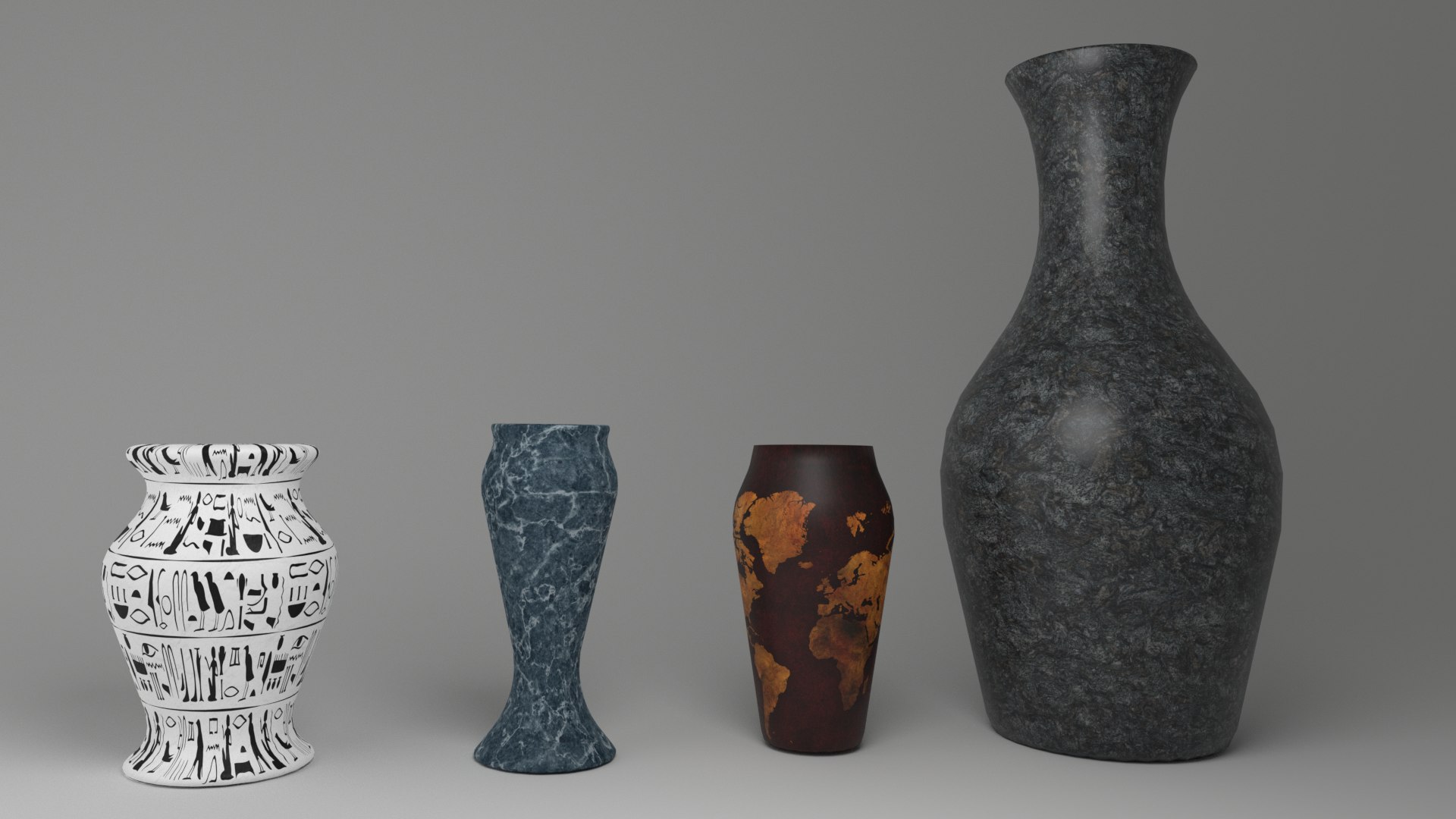 3D different vases model - TurboSquid 1484813