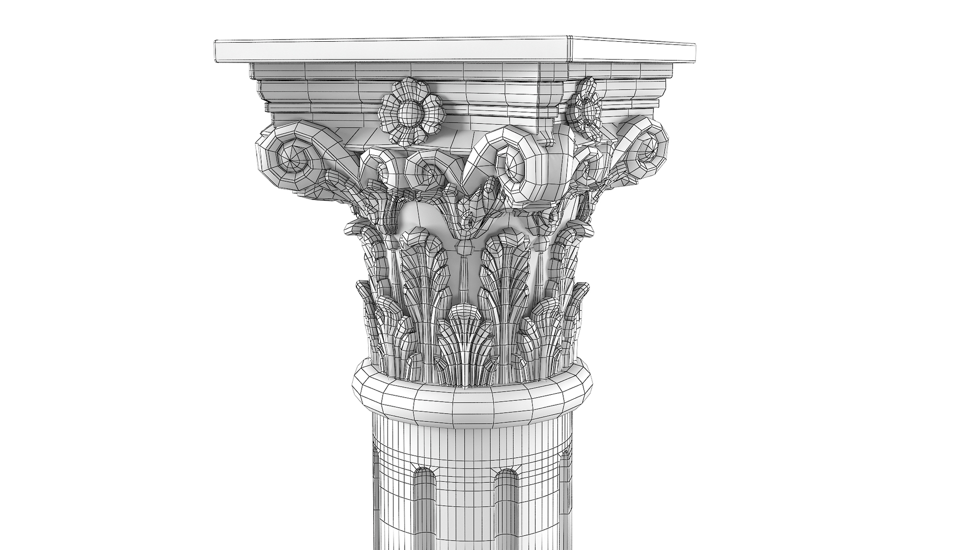 modèle 3D de Colonne grecque corinthienne antique - TurboSquid 1484860