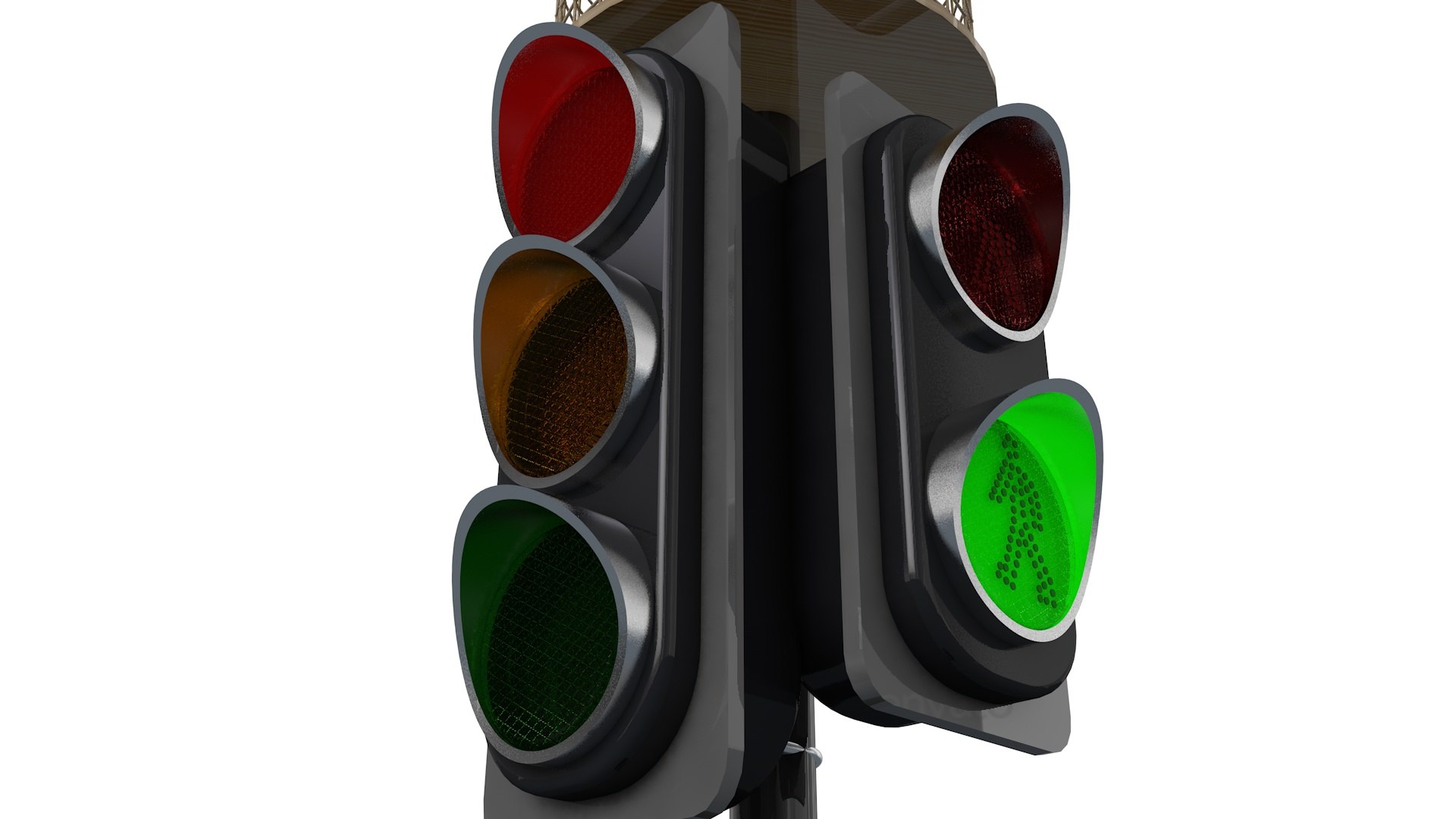 Traffic light animate 3D model - TurboSquid 1484904