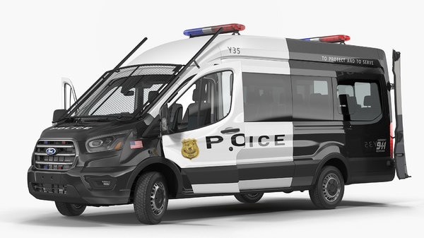 Police transit 2020 3D - TurboSquid 1485130