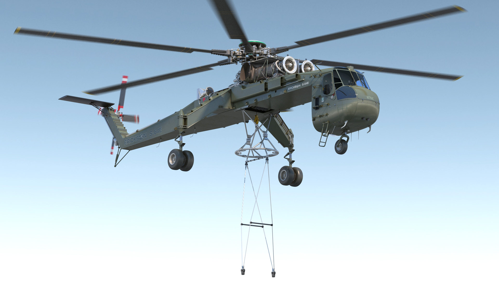3D heavy lift helicopter sikorsky - TurboSquid 1485036
