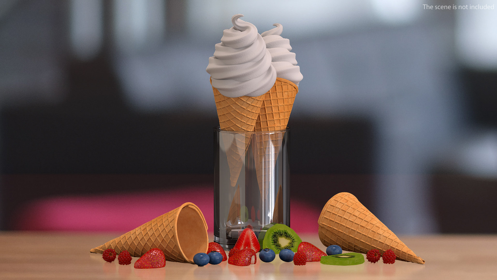 3D model ice cream cone - TurboSquid 1485059