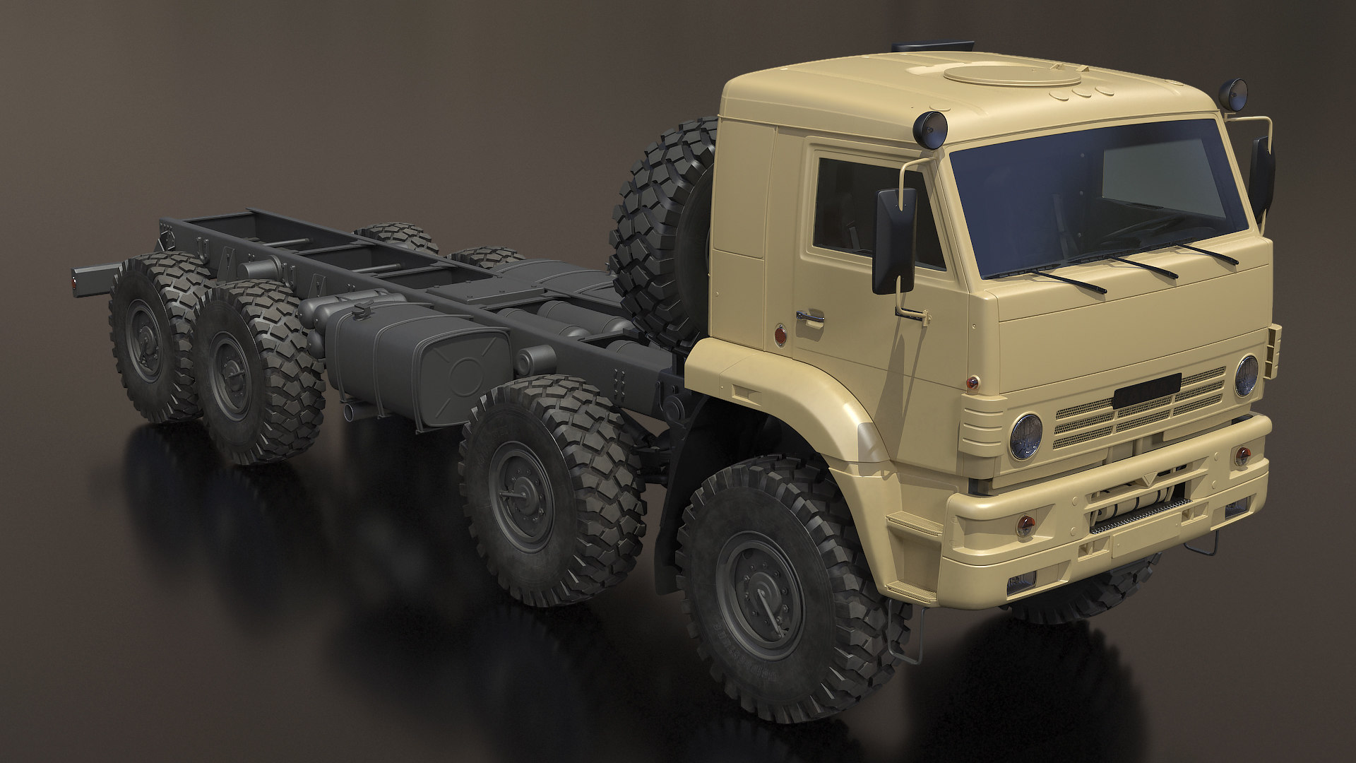 3D kamaz 6560 desert camo model - TurboSquid 1485108