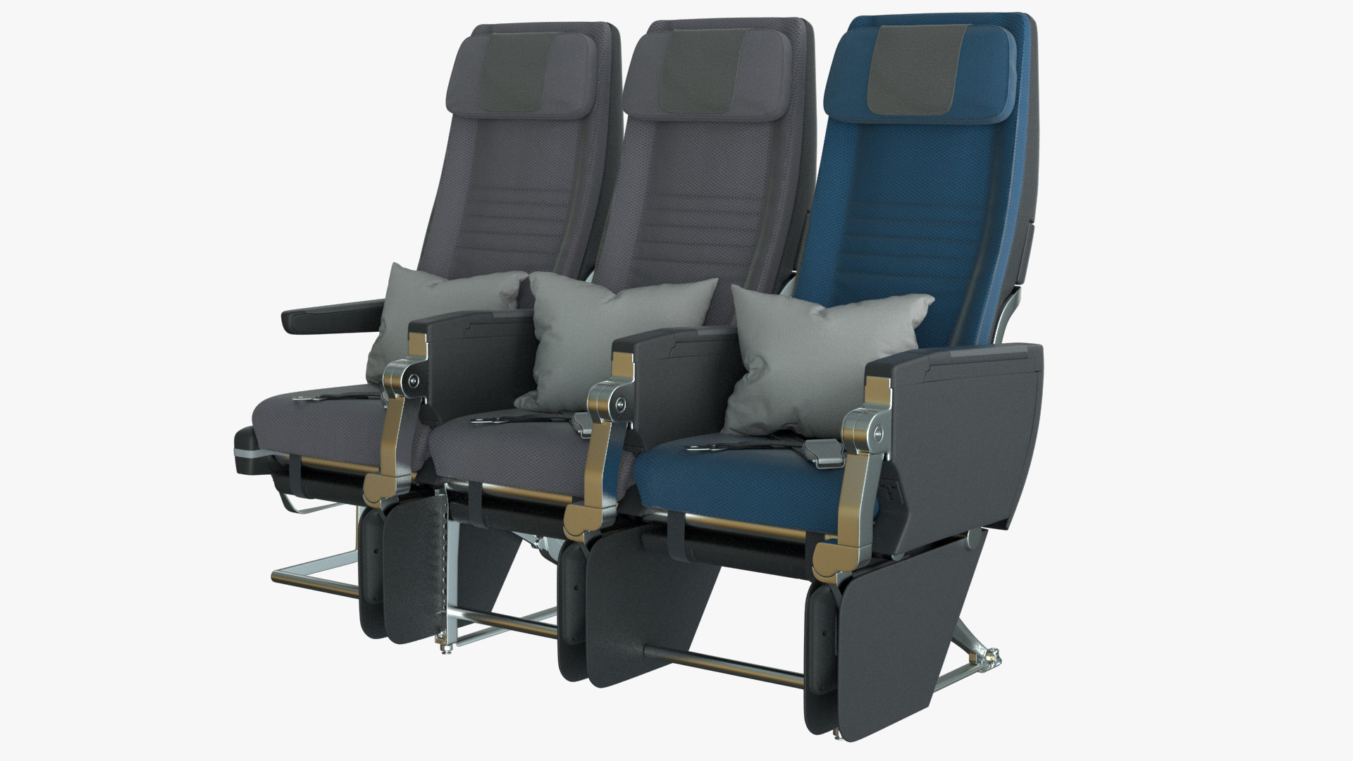 3D economy airplane seat singapore model - TurboSquid 1485216