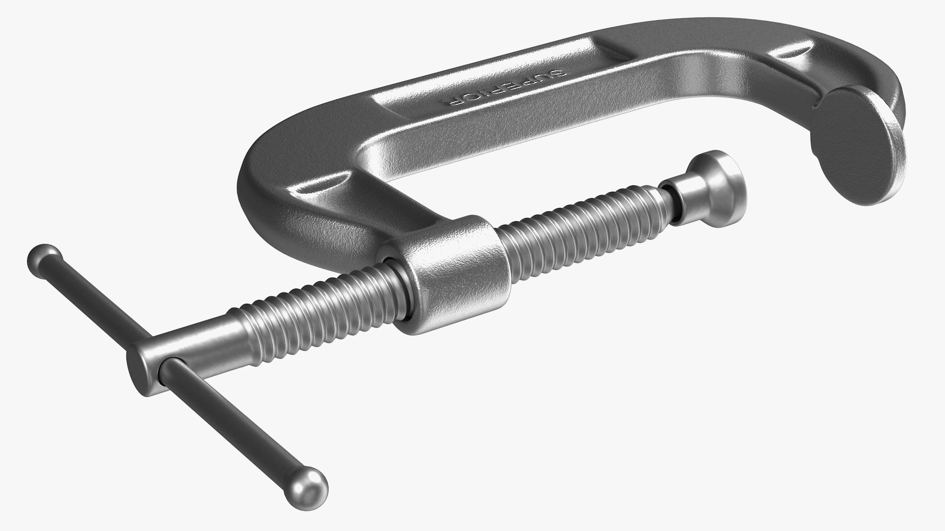 3D model stainless steel c-clamp clamping - TurboSquid 1485283