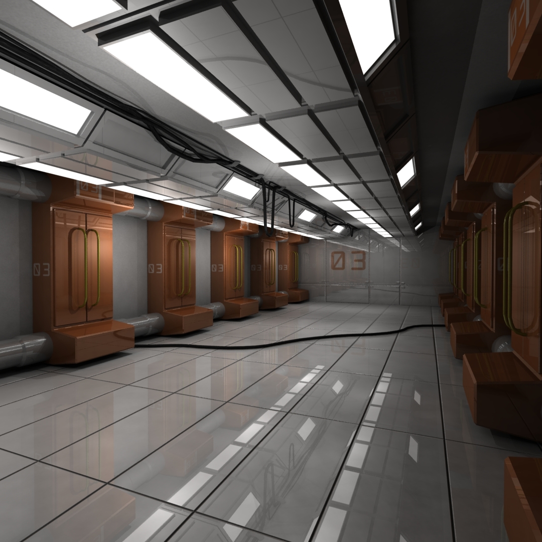 Hallway interior 3D - TurboSquid 1485267