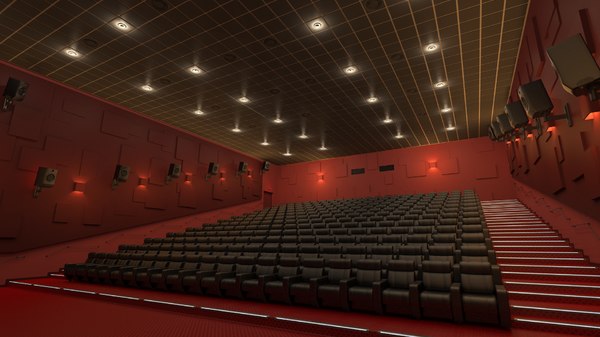 3D model movie theater - TurboSquid 1226876