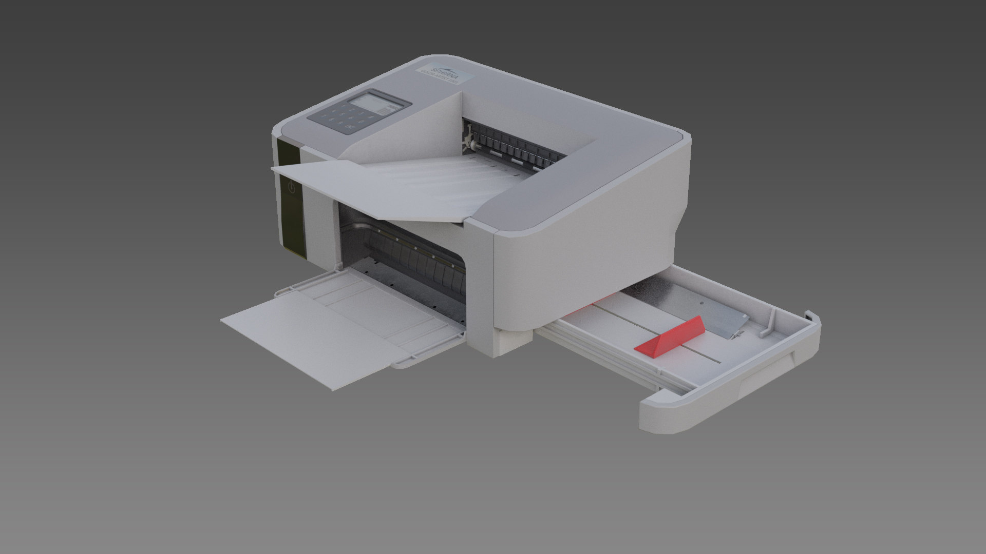Office printer 3D model - TurboSquid 1485459