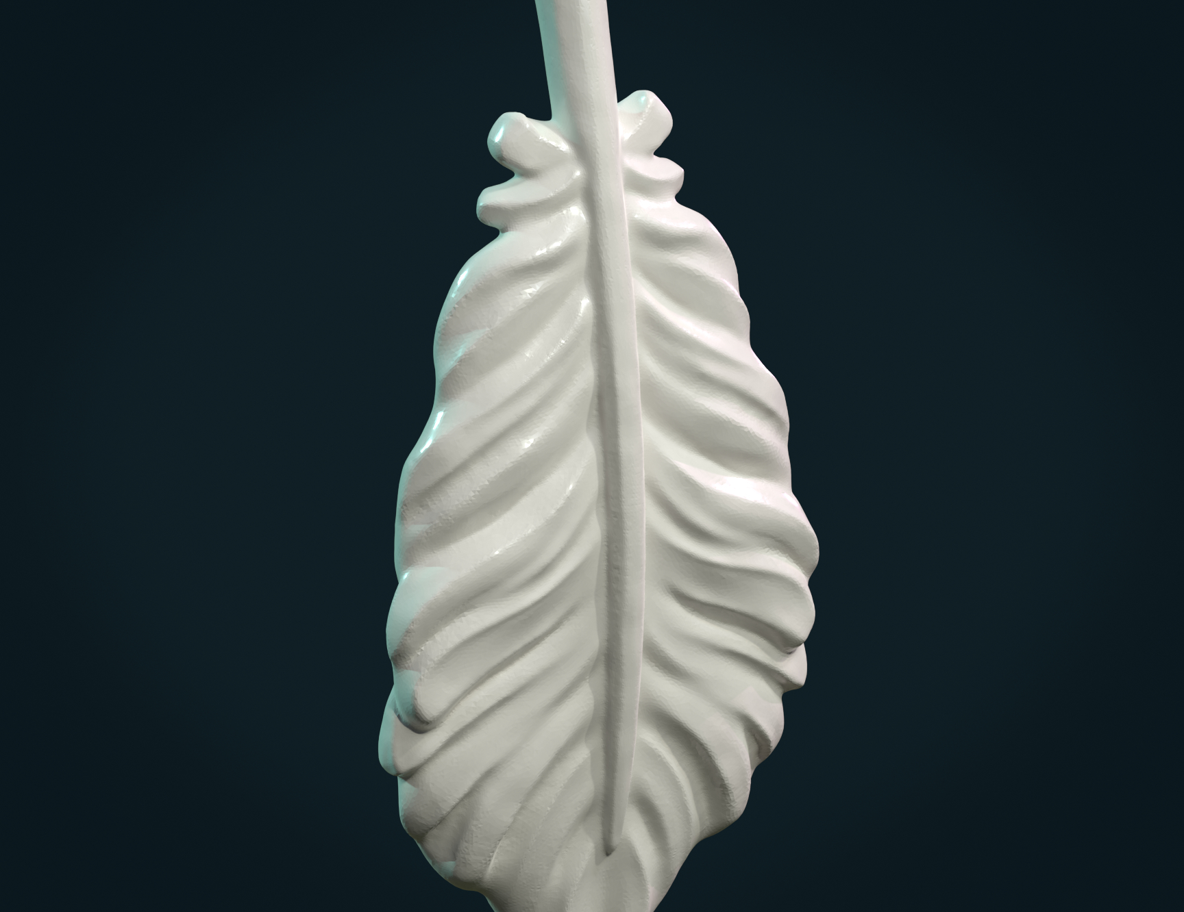 3D print ready feather model - TurboSquid 1485475