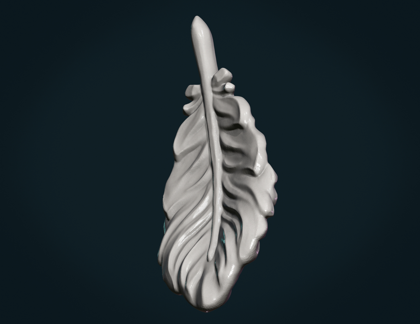 3D print ready feather model - TurboSquid 1485475