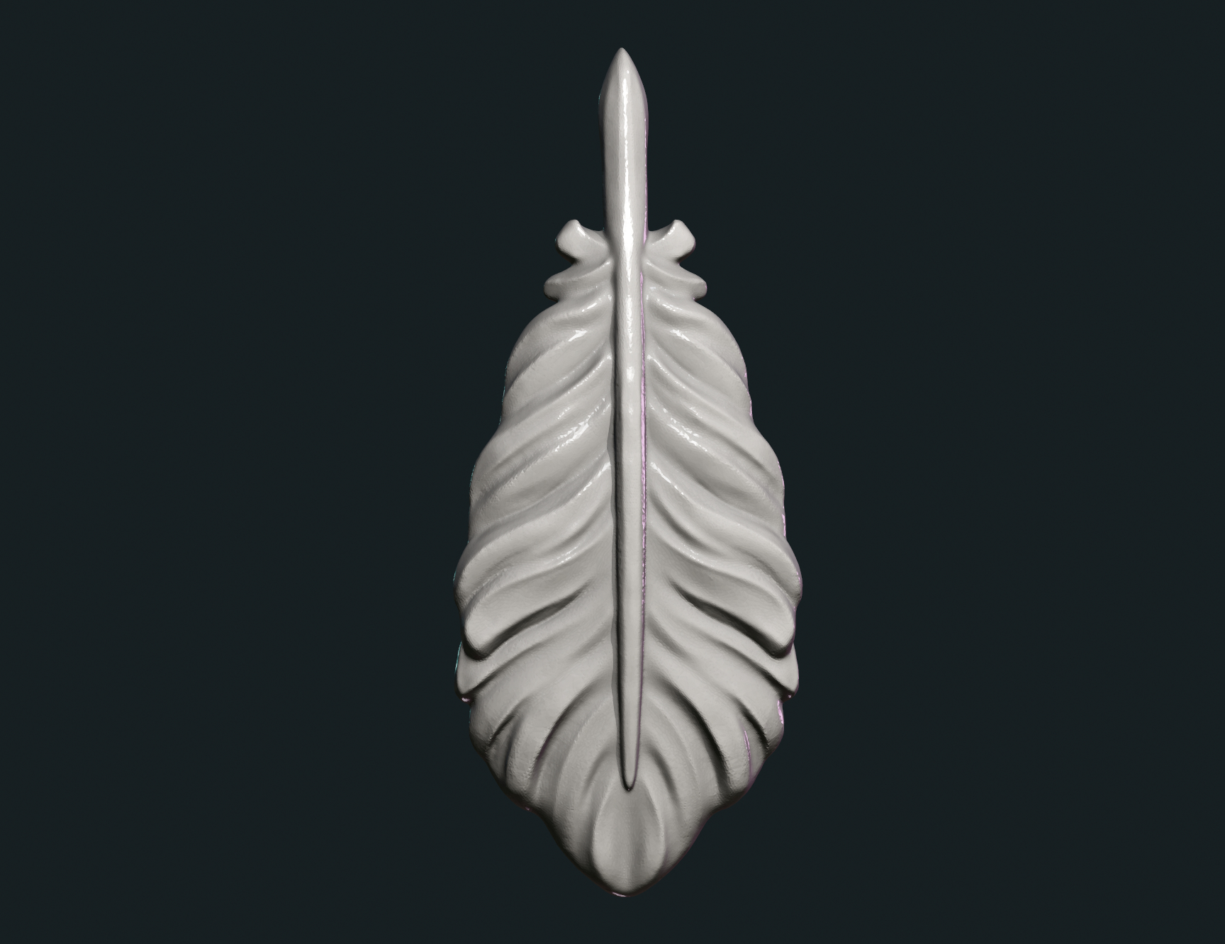 3D print ready feather model - TurboSquid 1485475