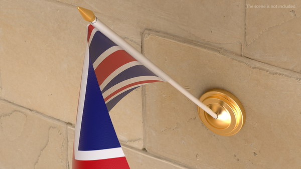 3D wall flags model - TurboSquid 1485502