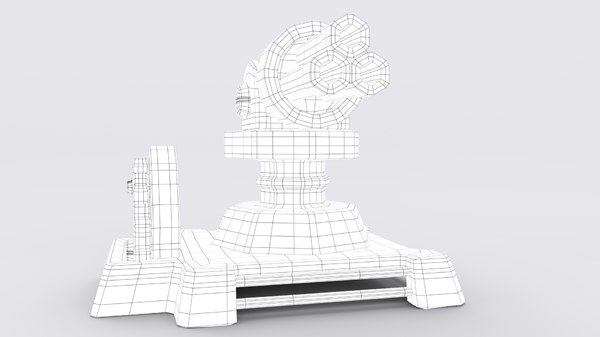 3D cartoon turret - TurboSquid 1485617