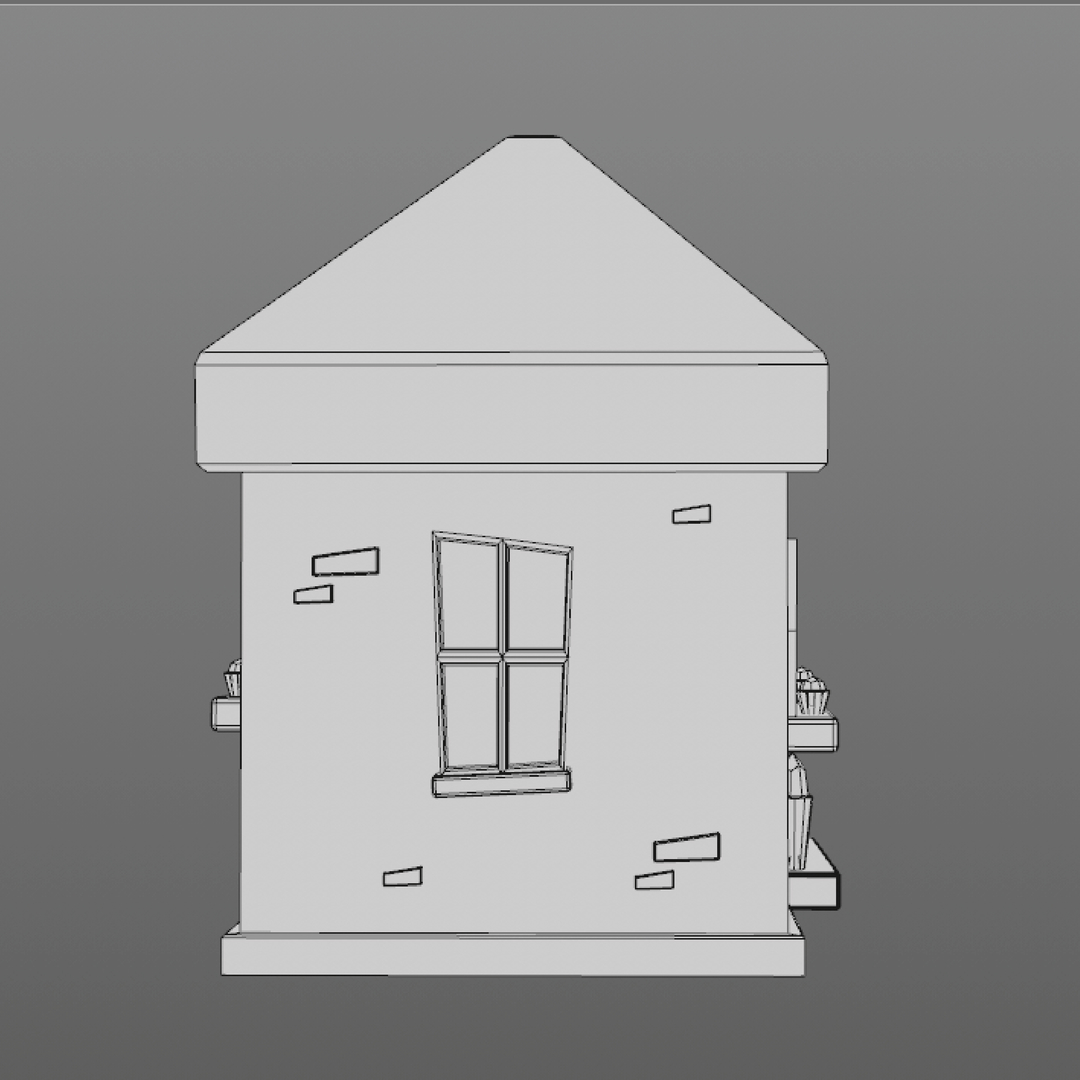 Cartoon house model - TurboSquid 1485622