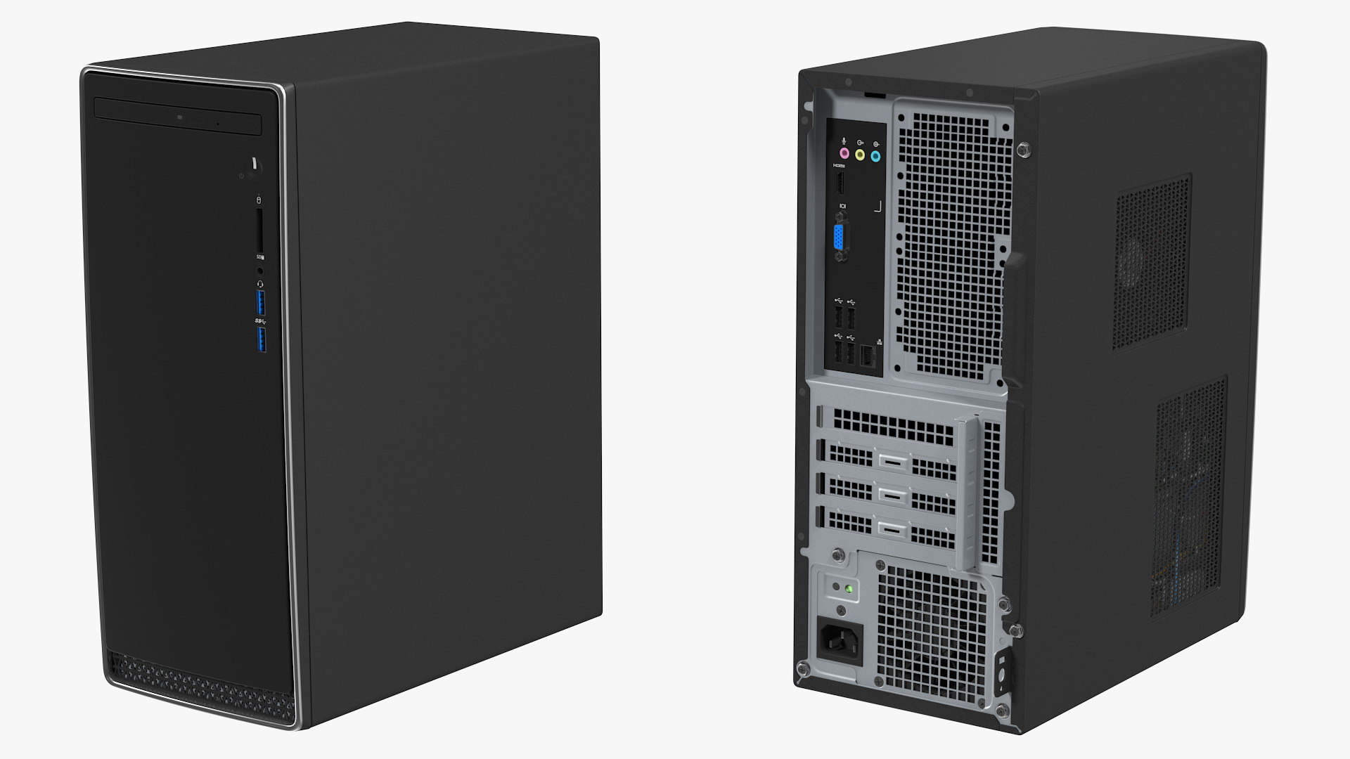 modelo 3d Minitower Desktop PC Genérico - TurboSquid 1485682