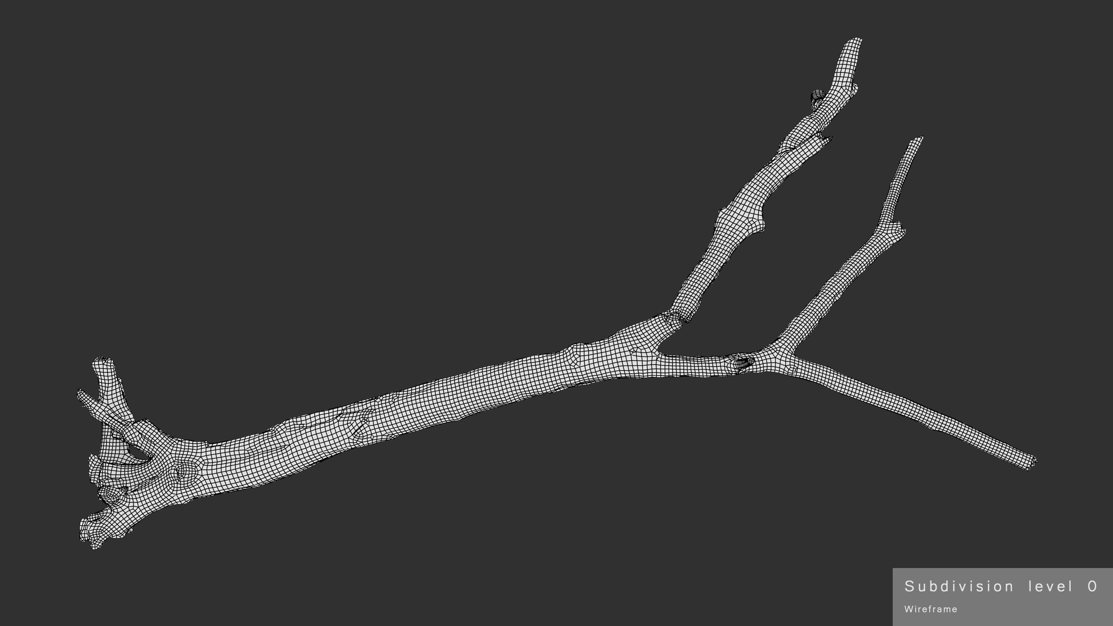 Tree broken withered roots 3D model - TurboSquid 1485759