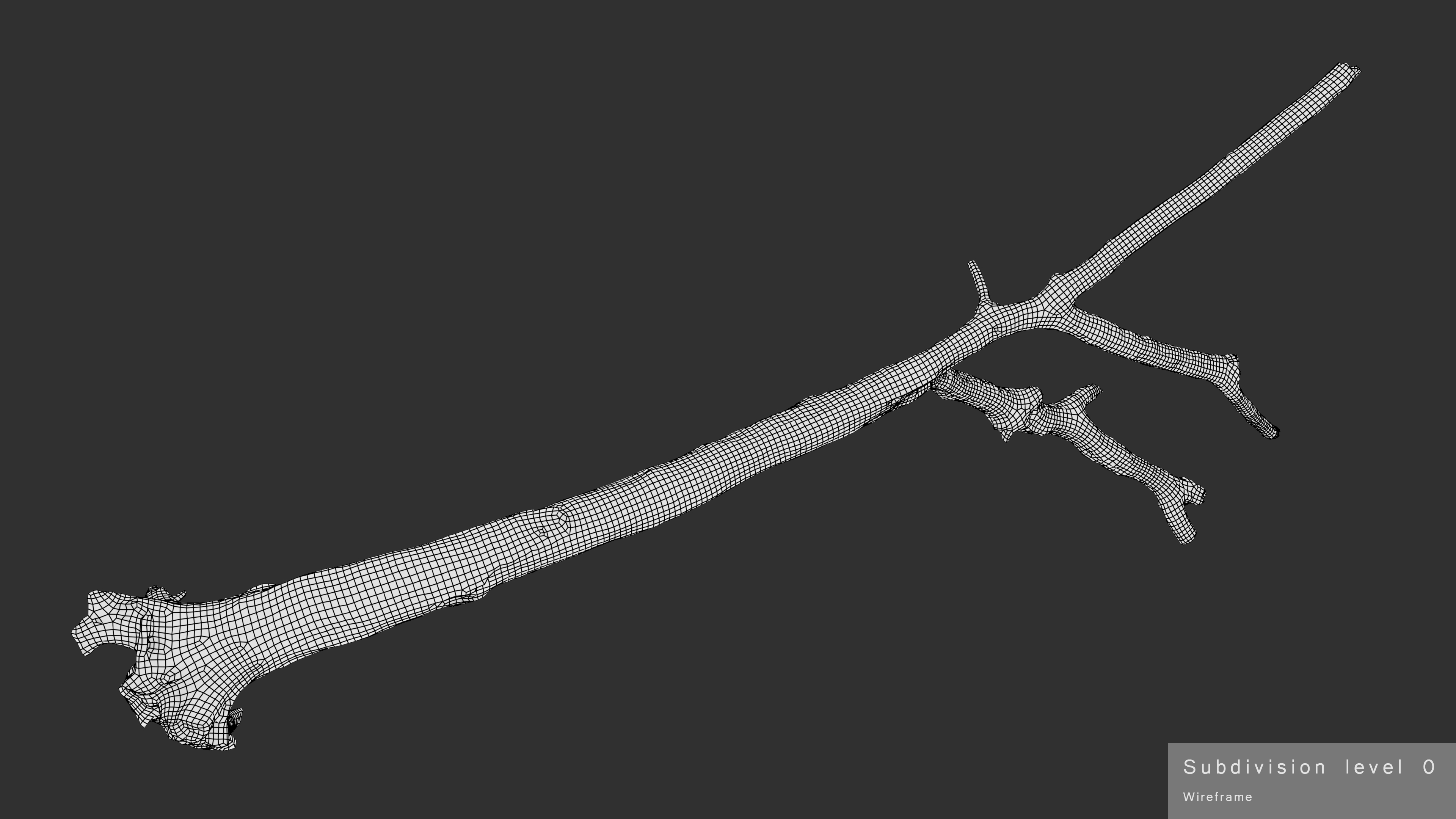 Tree broken withered roots 3D model - TurboSquid 1485759
