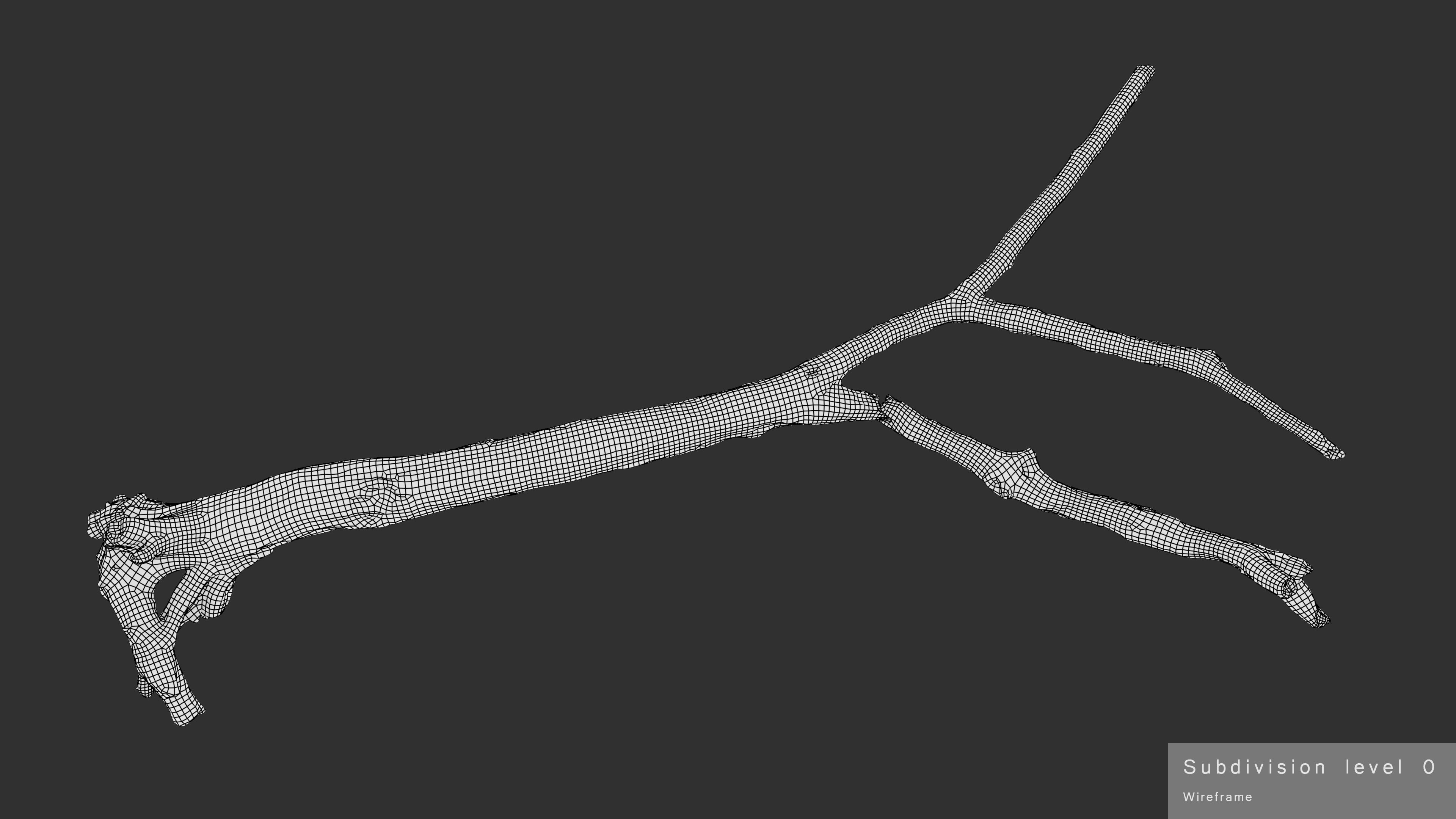 Tree broken withered roots 3D model - TurboSquid 1485759