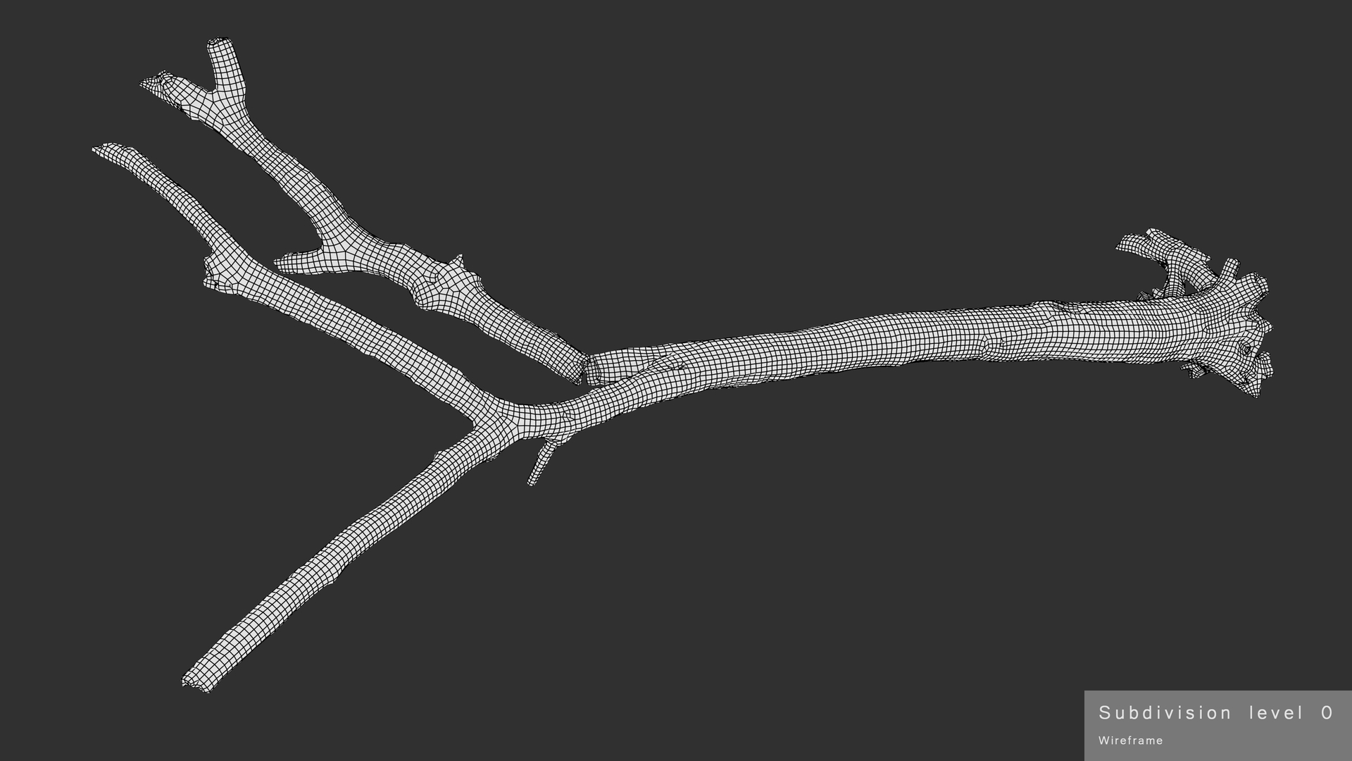 Tree broken withered roots 3D model - TurboSquid 1485759