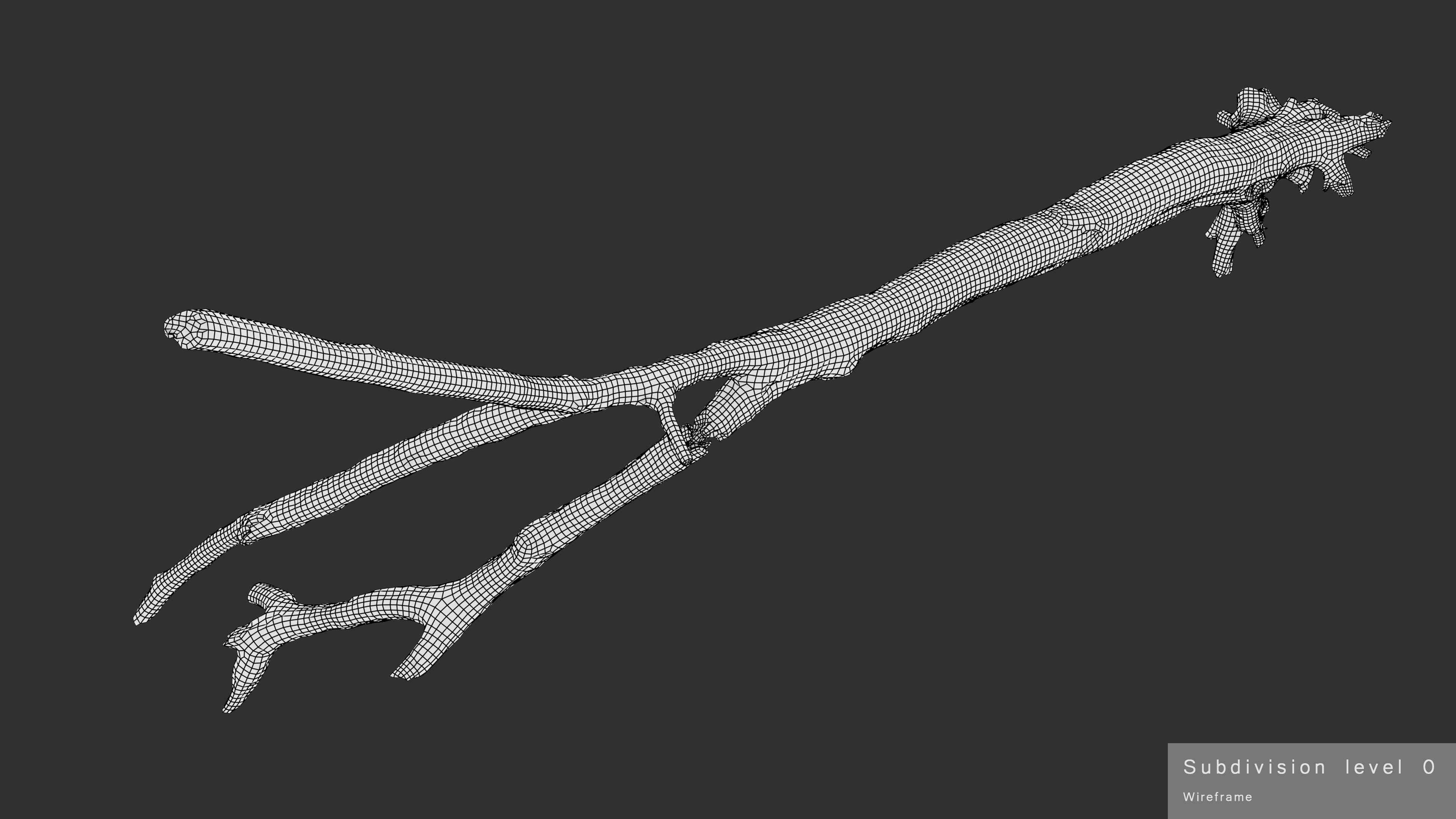 Tree broken withered roots 3D model - TurboSquid 1485759