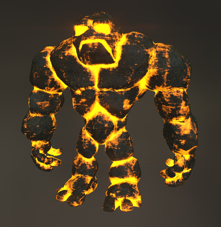 Lava golem 3D model - TurboSquid 1485897