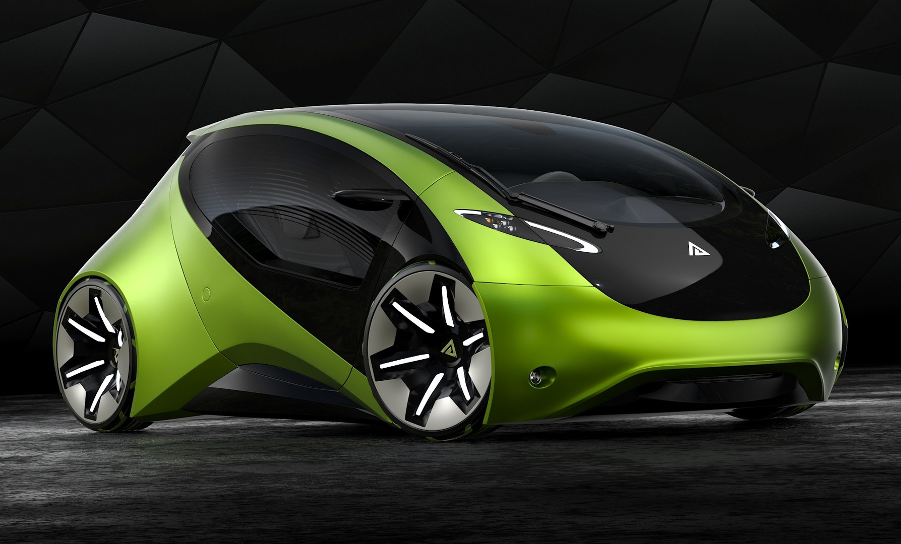 Futuristic compact car 3D - TurboSquid 1443568