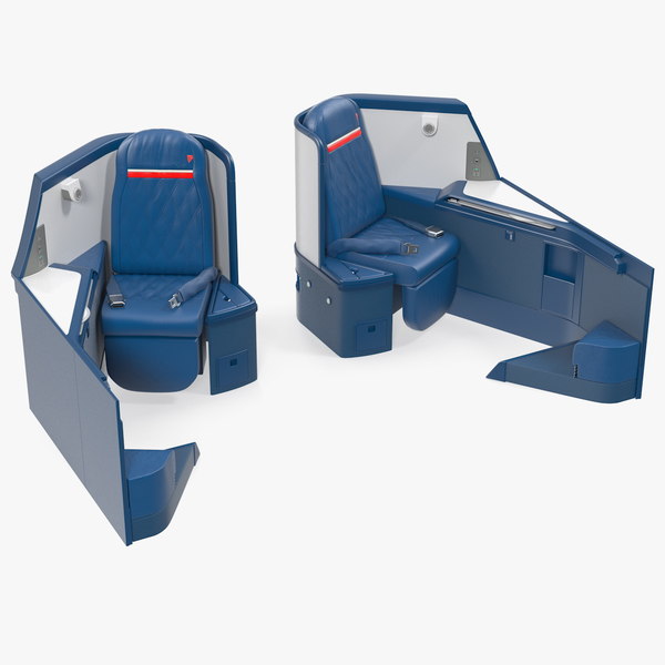 Airbus A330-300 Delta One Business Class Seats Side Model 3D ...