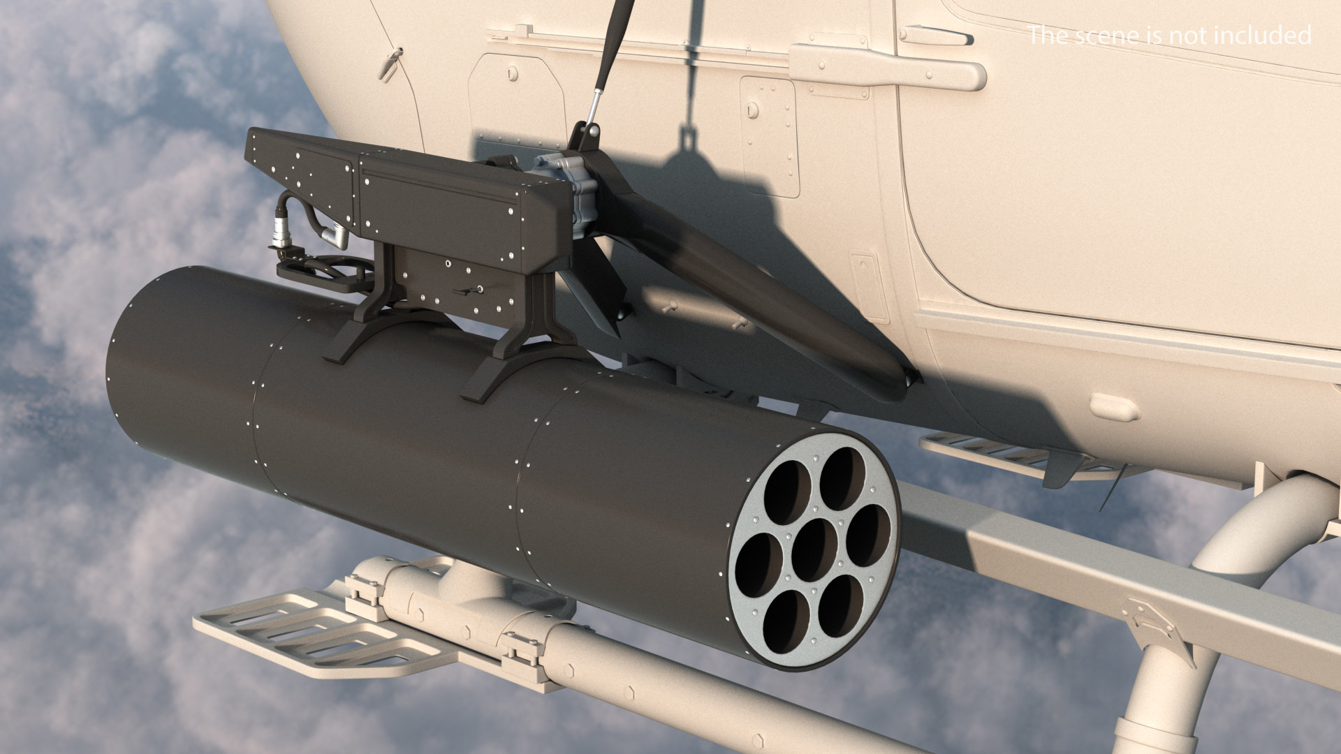 Helicopter armament subsystems 3D model - TurboSquid 1486301