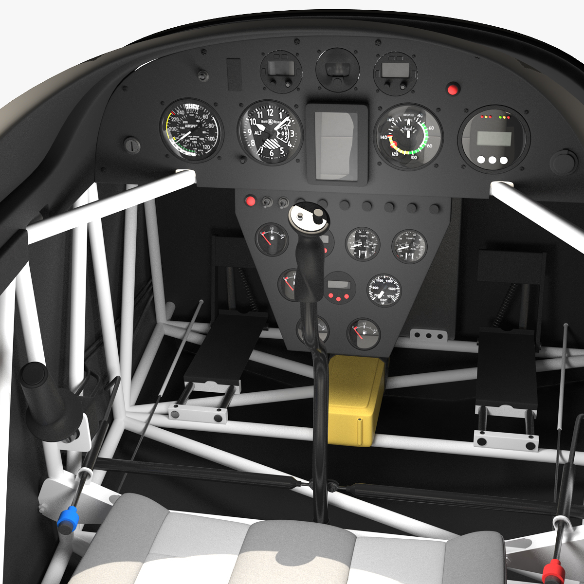 Aerobatic aircraft cockpit air 3D model - TurboSquid 1486247