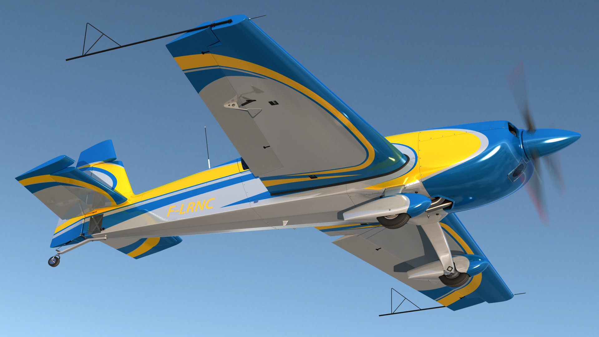 3D model extra ea300 aerobatic monoplane - TurboSquid 1486282