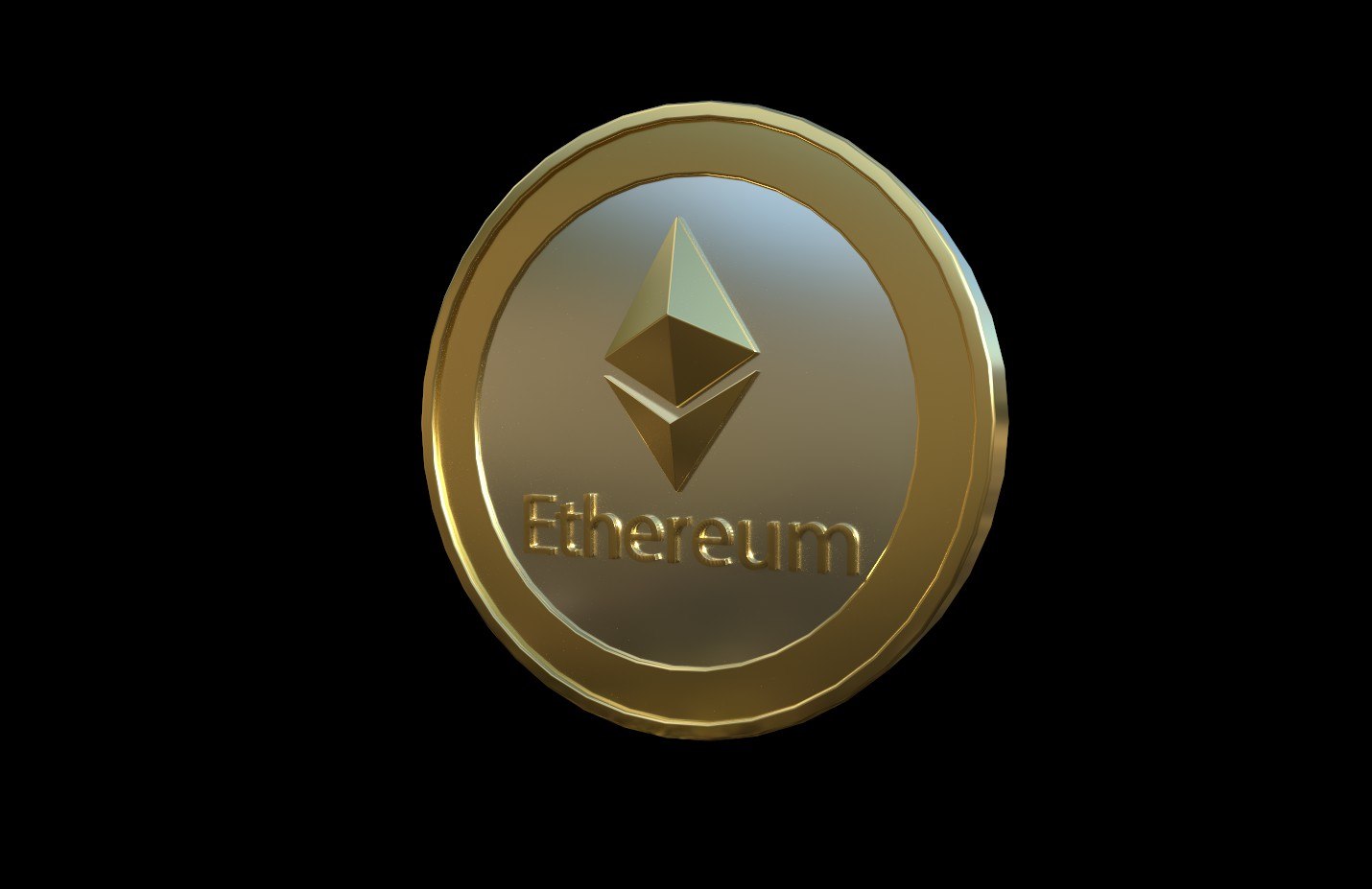 3D model ethereum cryptocurrency - TurboSquid 1302495