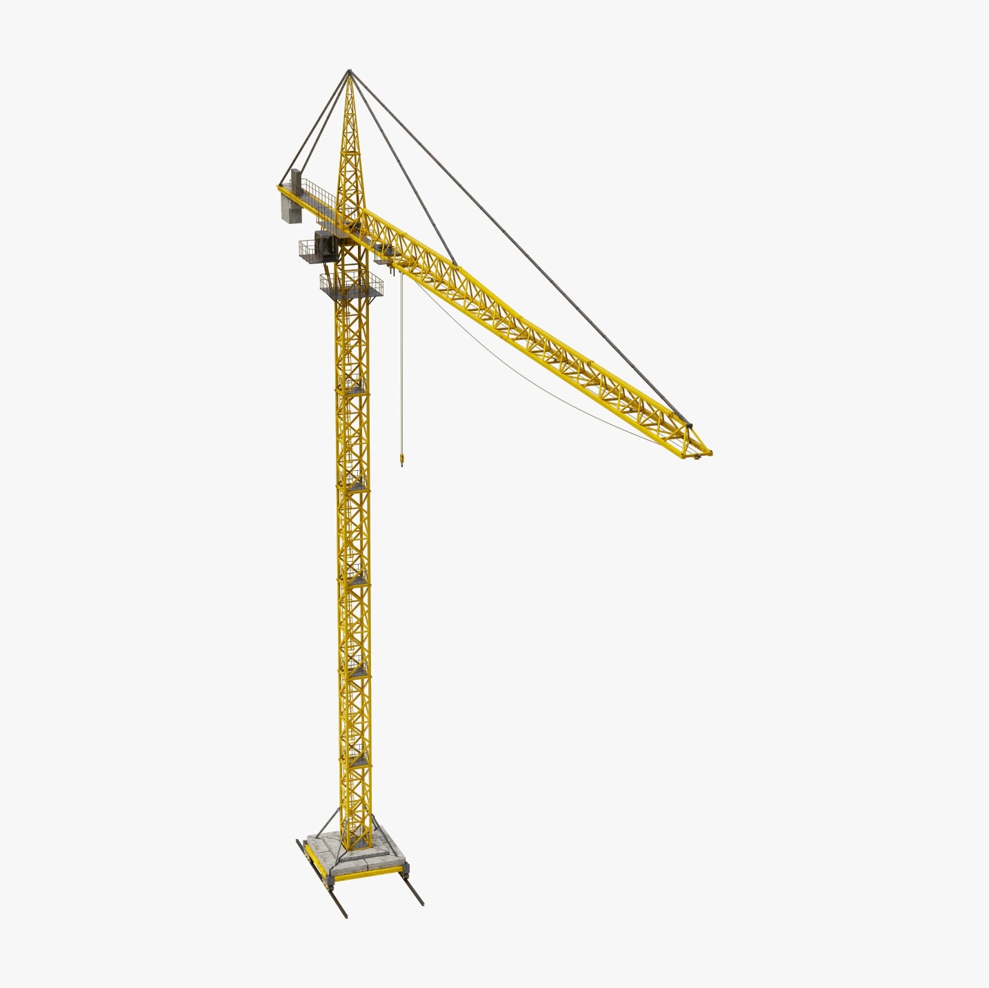 Tower crane model - TurboSquid 1486344