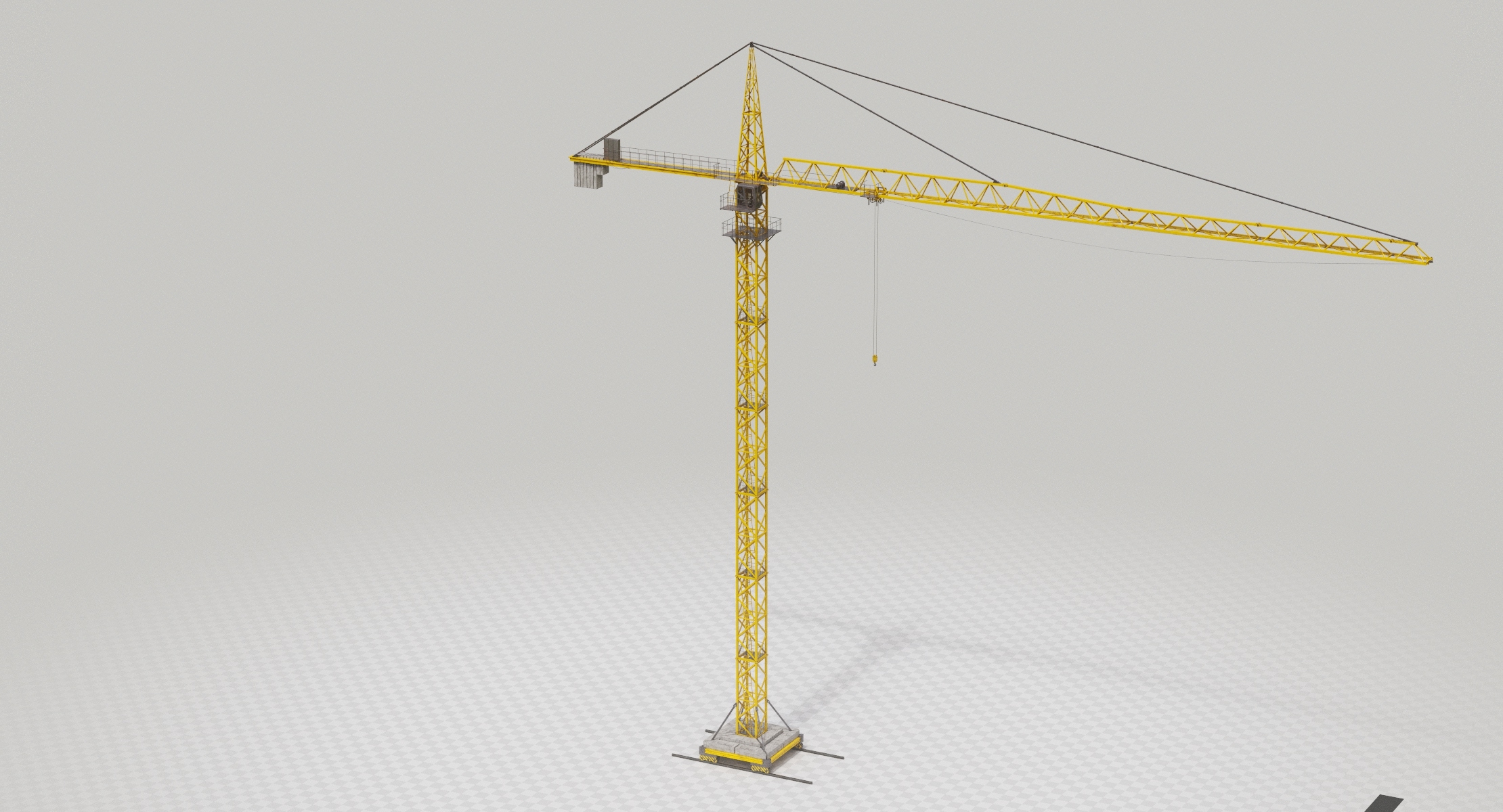 Tower crane model - TurboSquid 1486344
