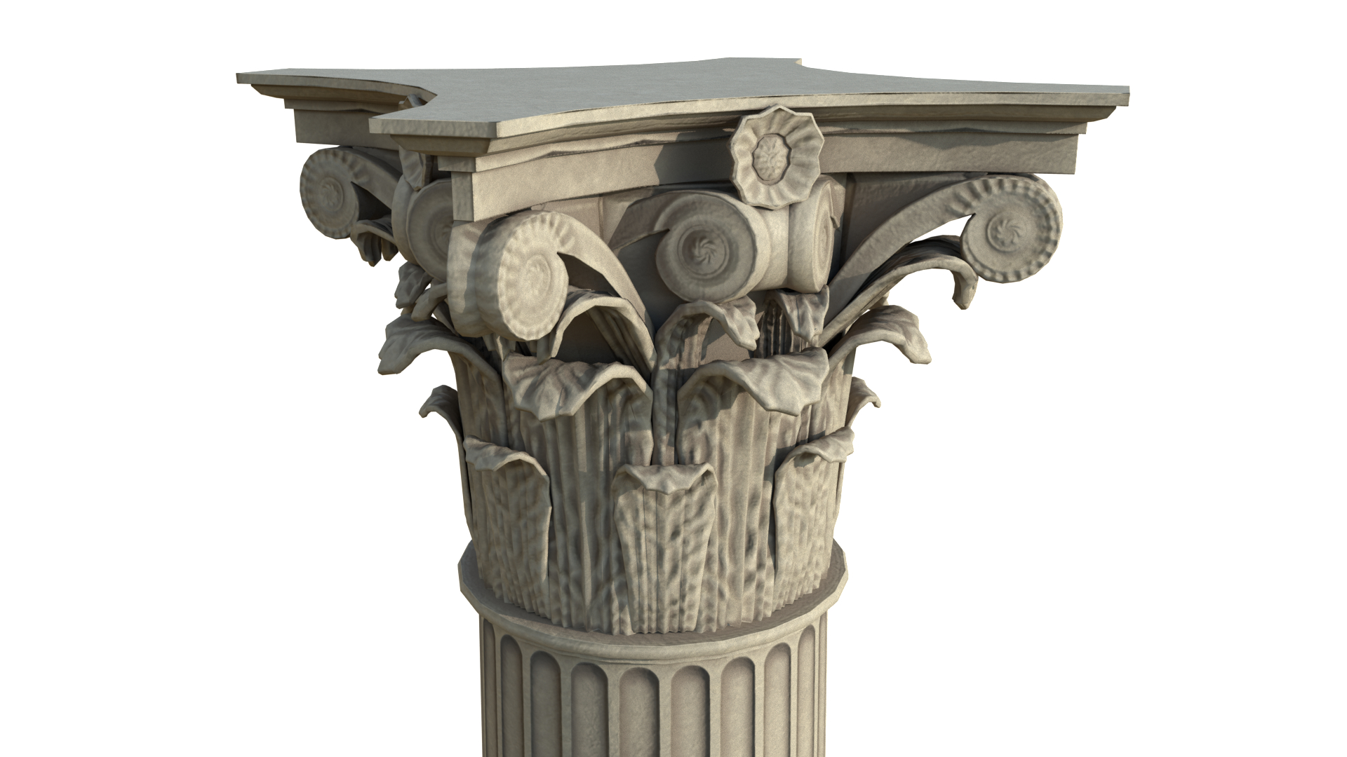 Coluna Coríntia Modelo 3D - TurboSquid 1486405