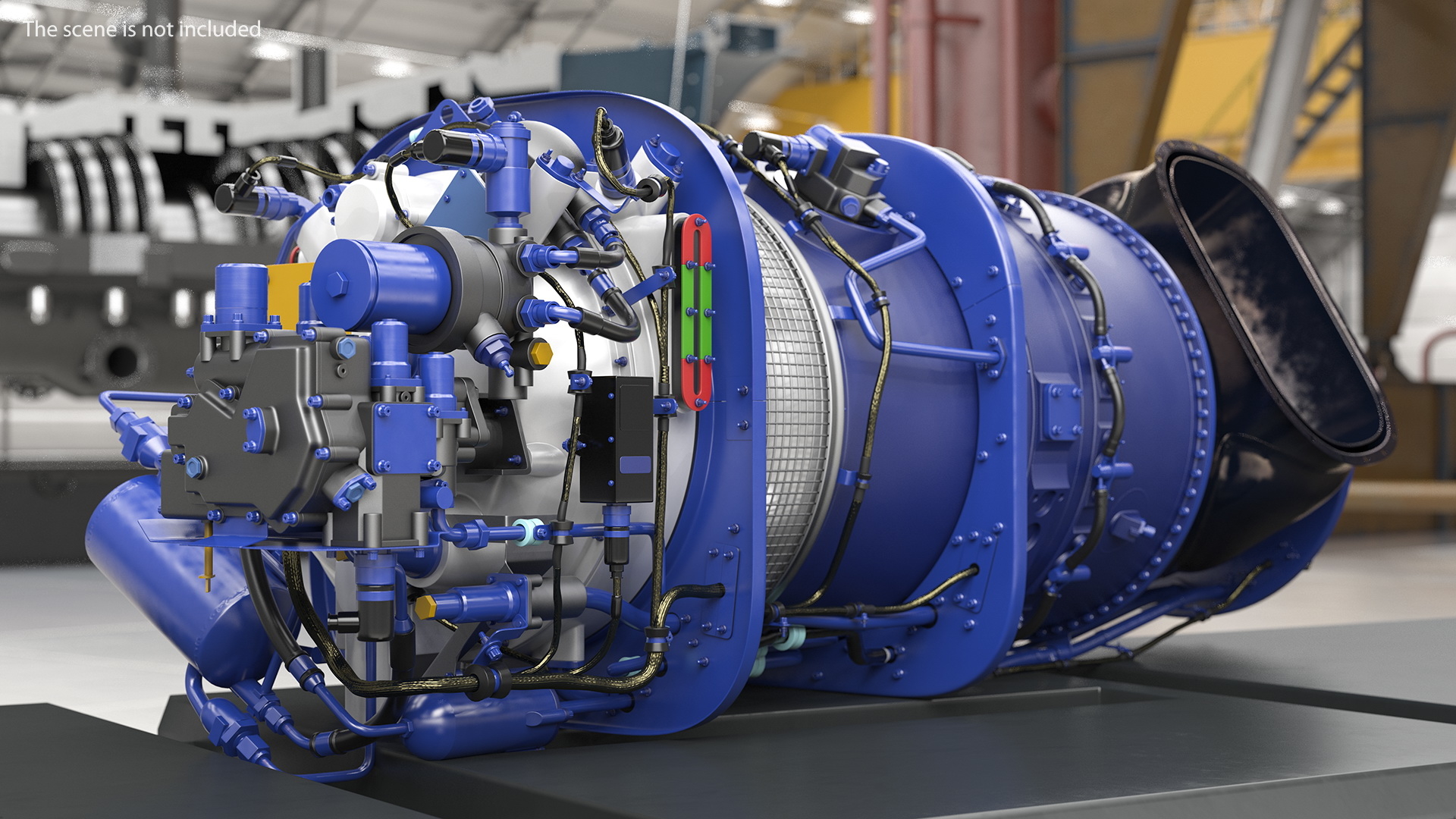 Motor do Turboshaft Modelo 3D - TurboSquid 1486521