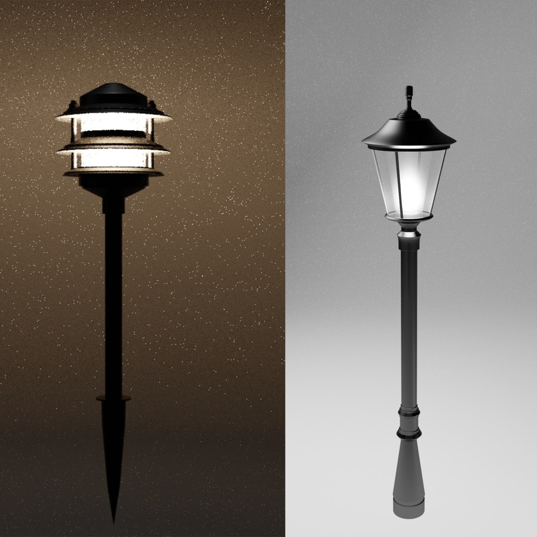 3D streets lamps model - TurboSquid 1486613