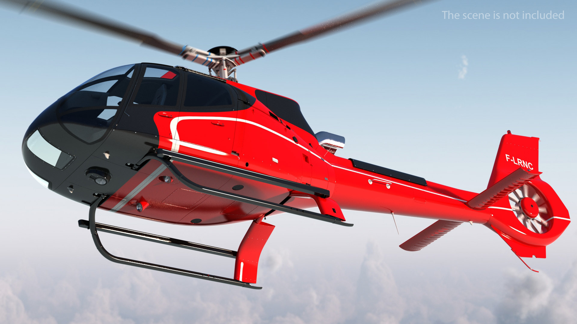 Civil helicopter airbus h130 3D - TurboSquid 1486532