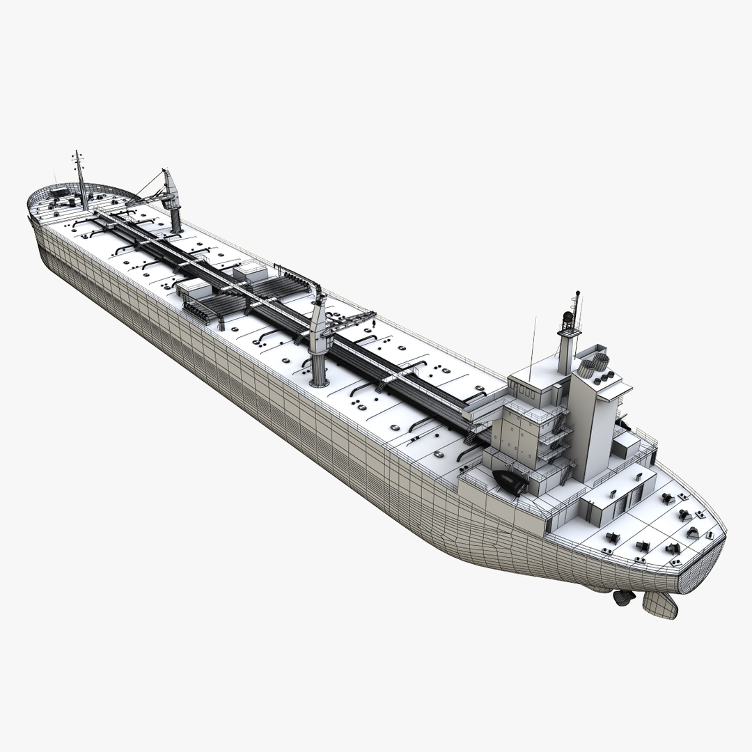 Realistic oil tanker ship 3D model - TurboSquid 1486599