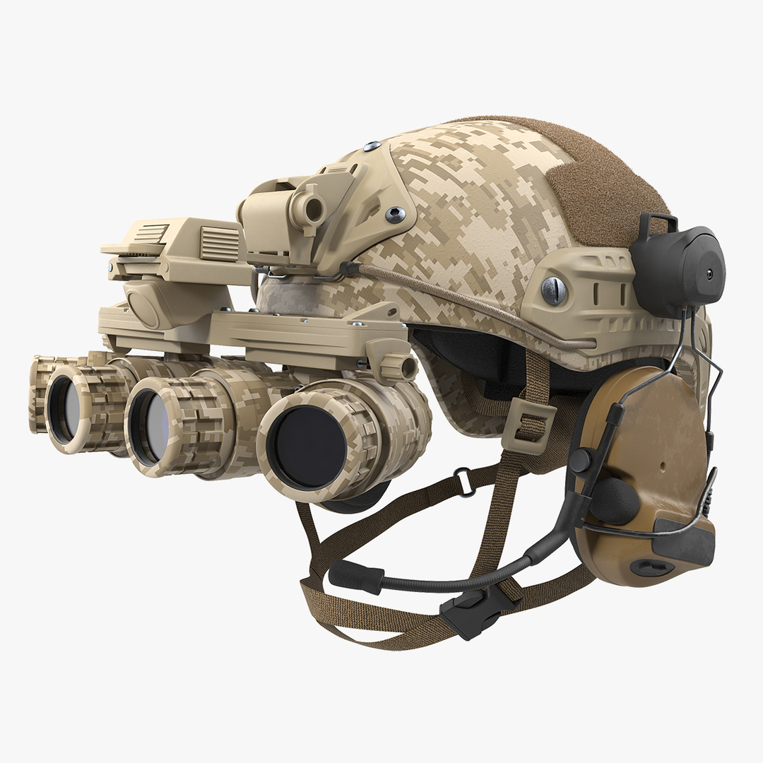 Tactical helmet digital camo 3D - TurboSquid 1486635