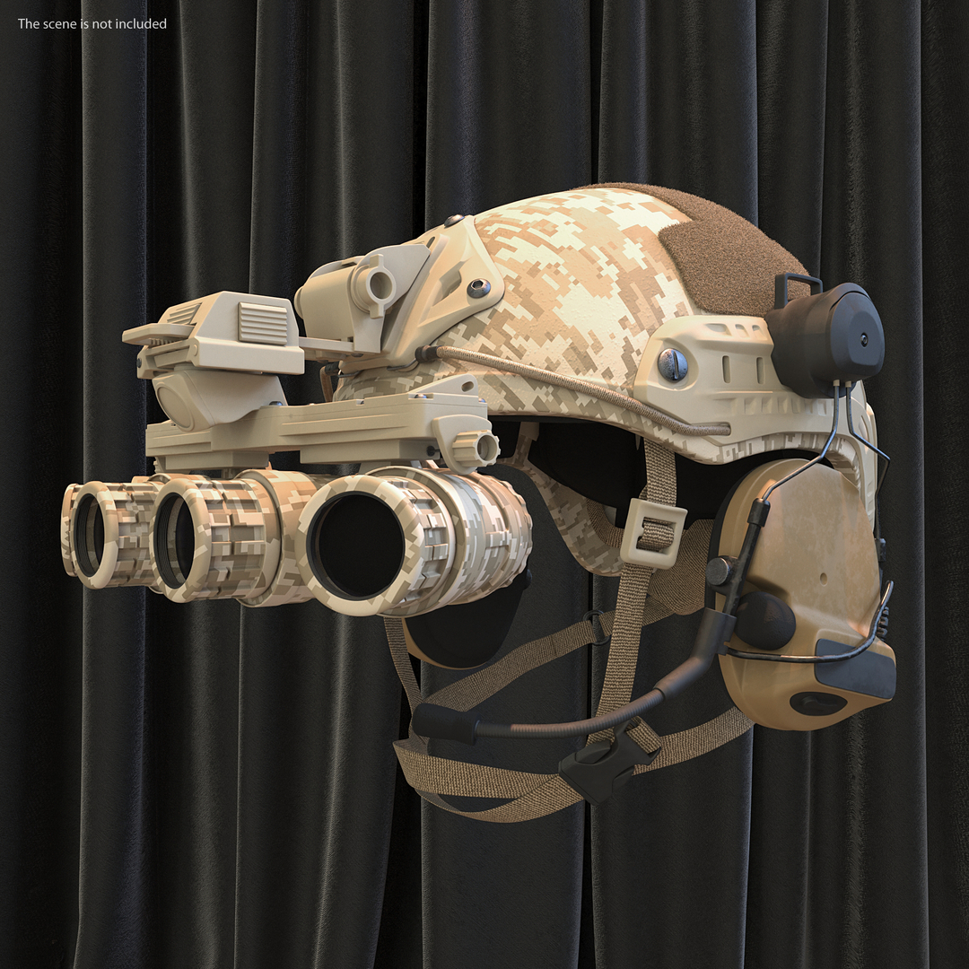 Tactical helmet digital camo 3D - TurboSquid 1486635